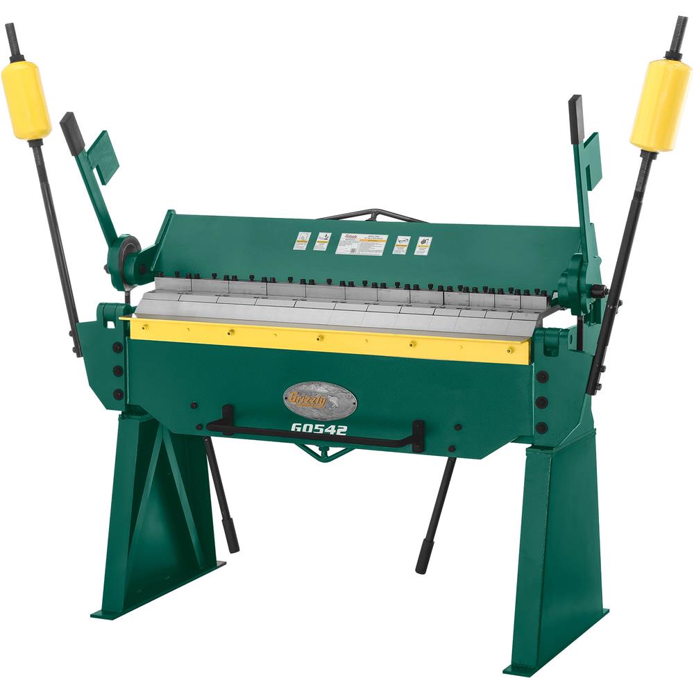 48" 12-Gauge Pan and Box Brake - Grizzly Industrial