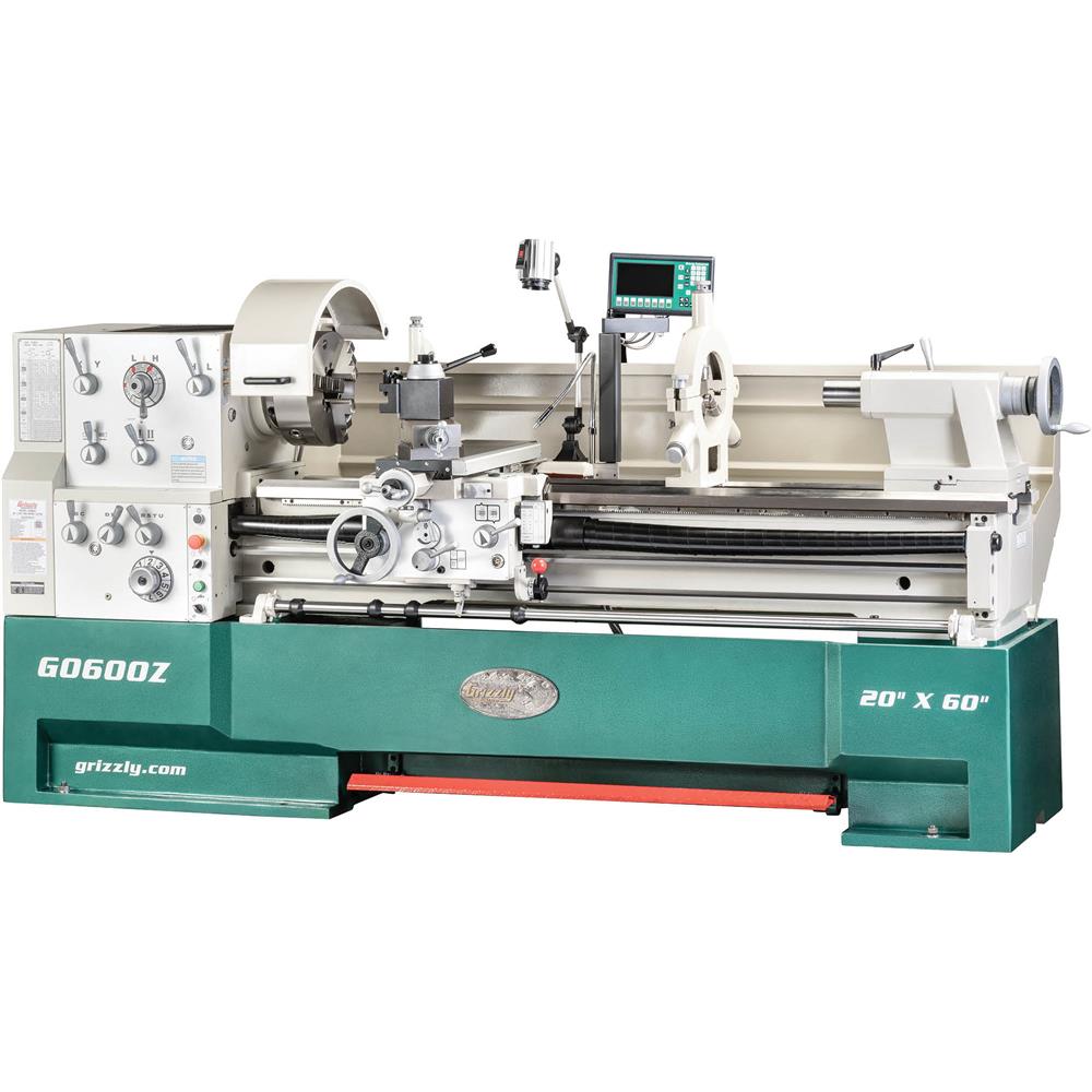 Grizzly G0600Z - 20" x 60" 3-Phase Big Bore Metal Lathe - Grizzly ...