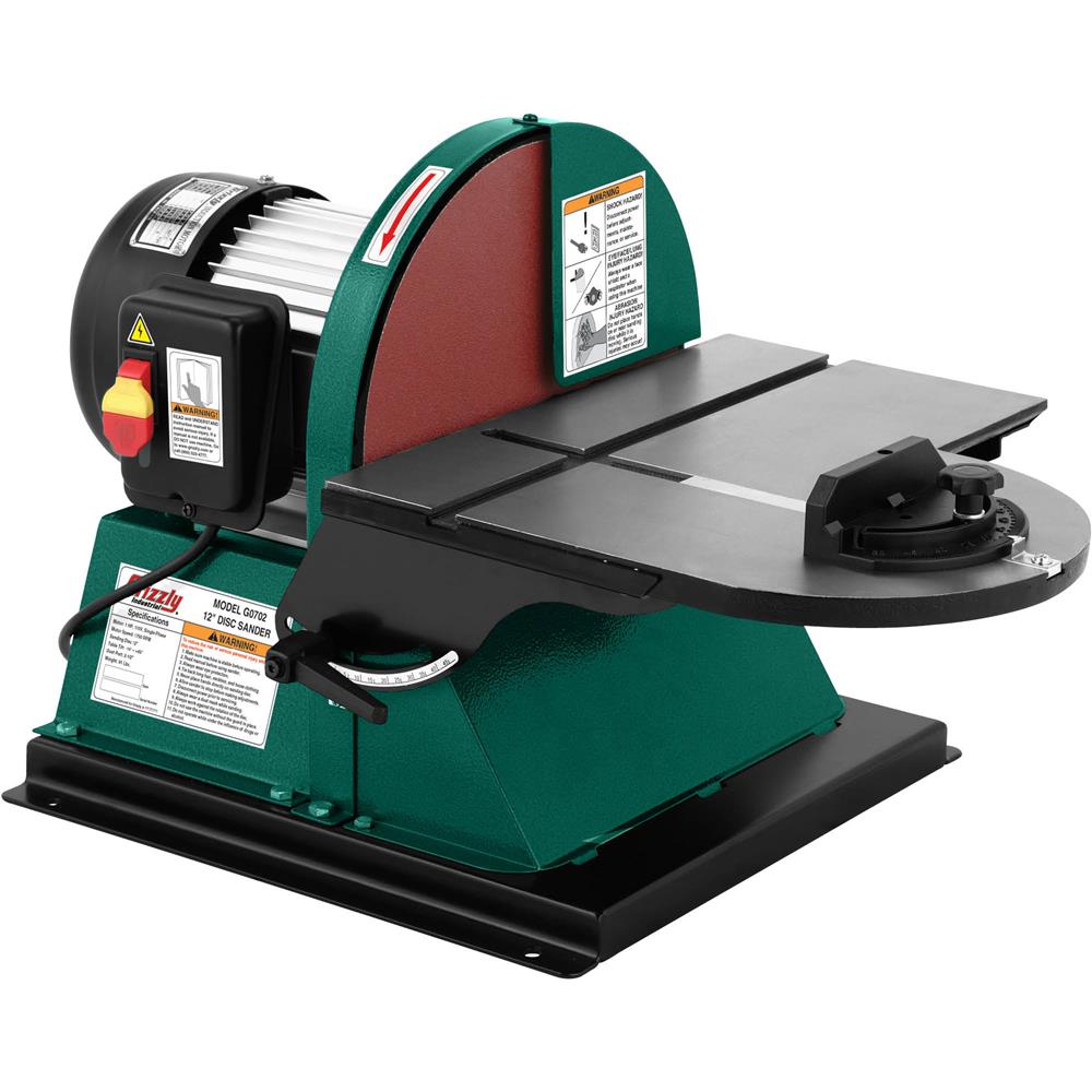 12" Disc Sander w/ Brake - Grizzly Industrial, Inc.