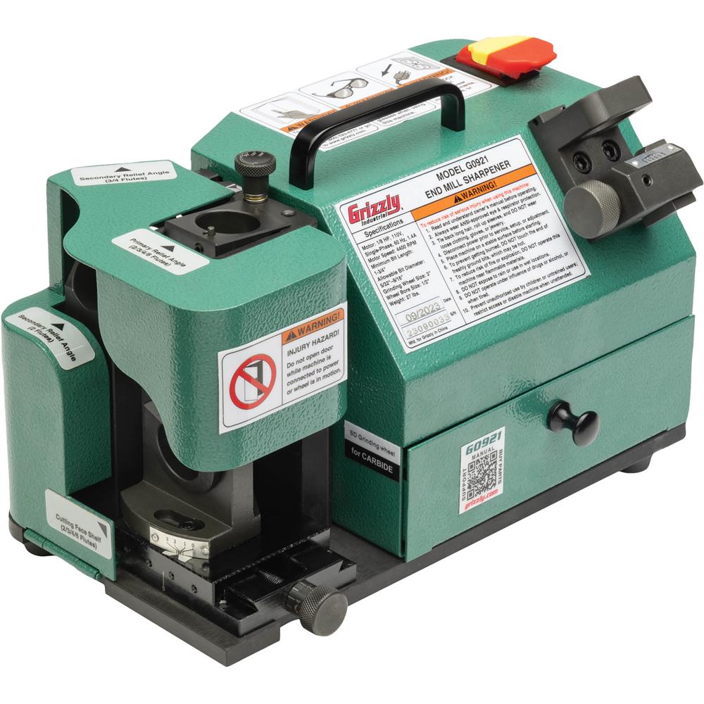 Grizzly G0921 - End Mill Sharpener - Grizzly Industrial, Inc.