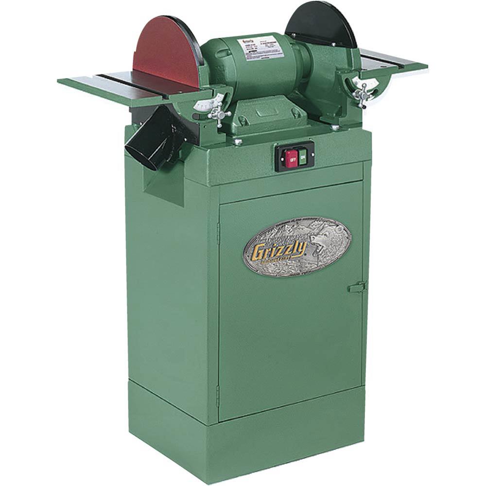 12" Double Disc Sander - Grizzly Industrial
