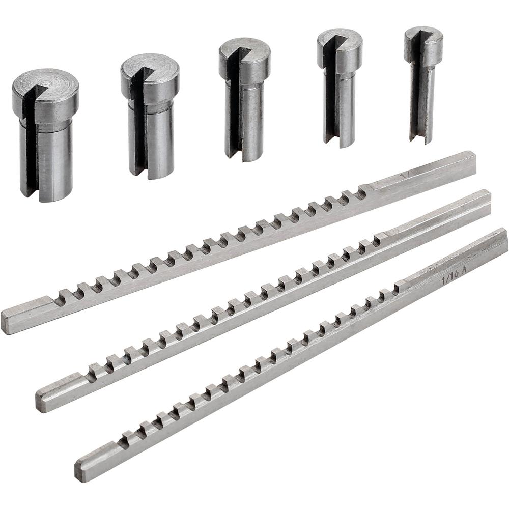 Keyway Broach Sets - 9 pc. HSS - Grizzly Industrial, Inc.