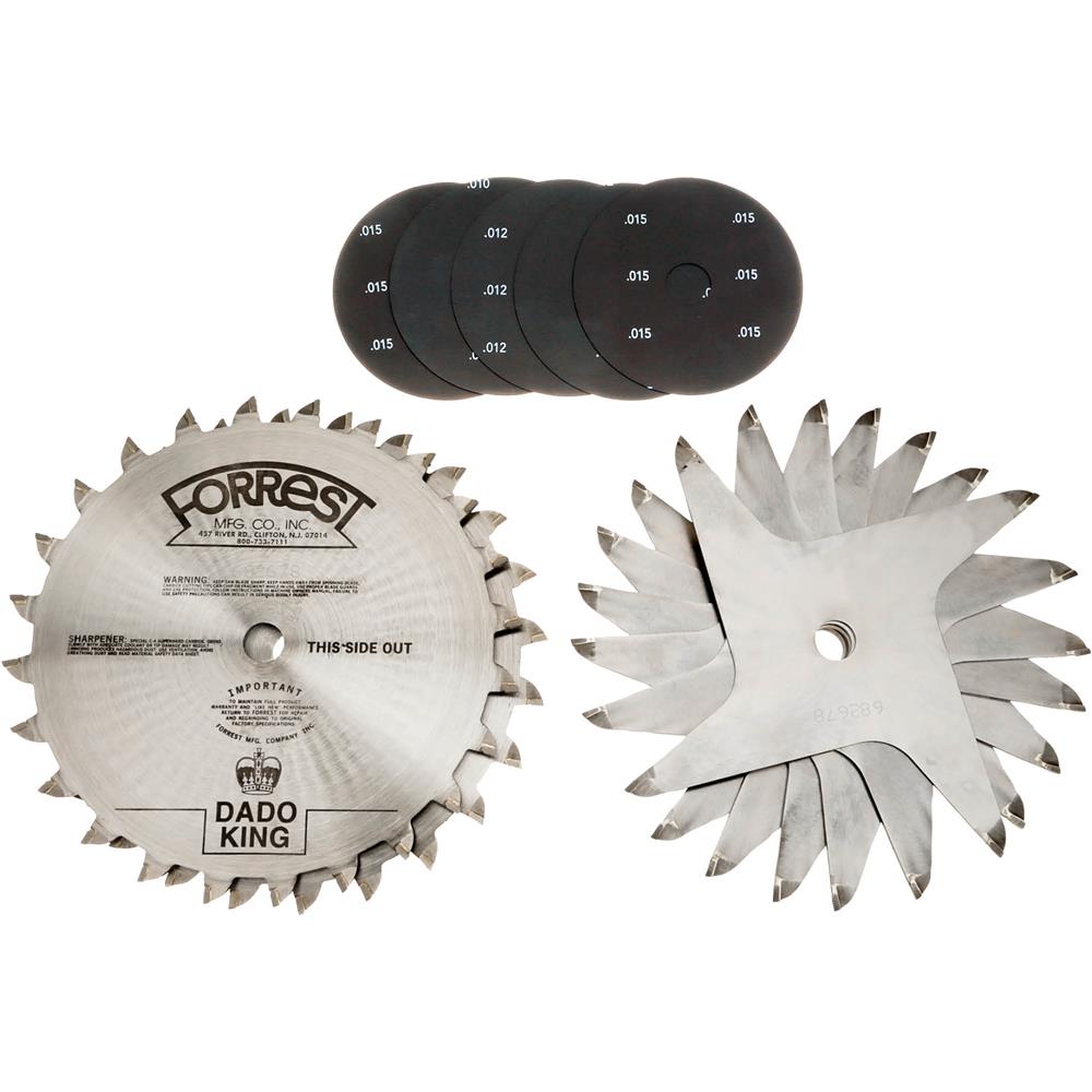 8" x 5/8" 24T Dado Blade Set - Grizzly Industrial, Inc.