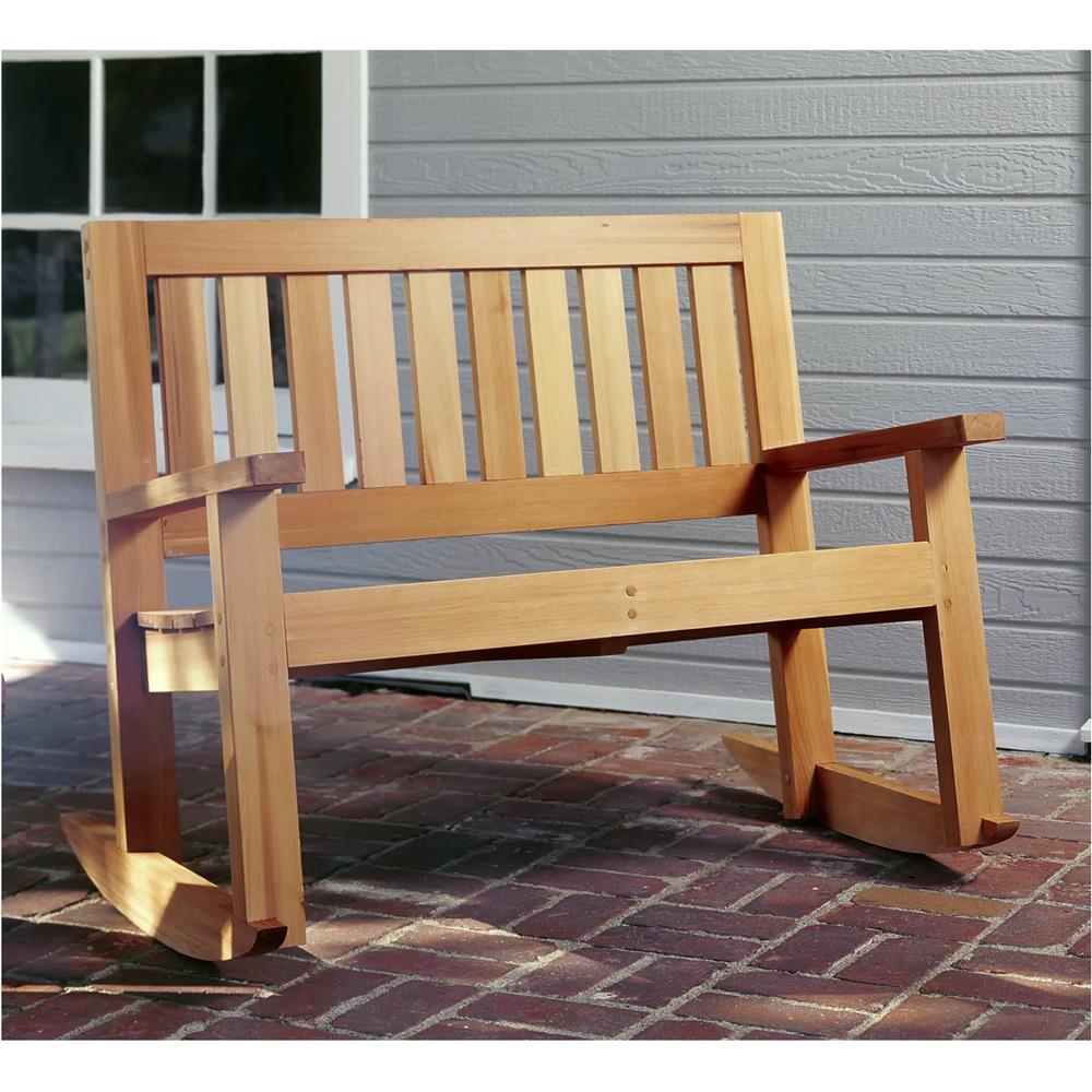 Paper Project Plan to Build a Double Porch Rocker - Grizzly Industrial ...