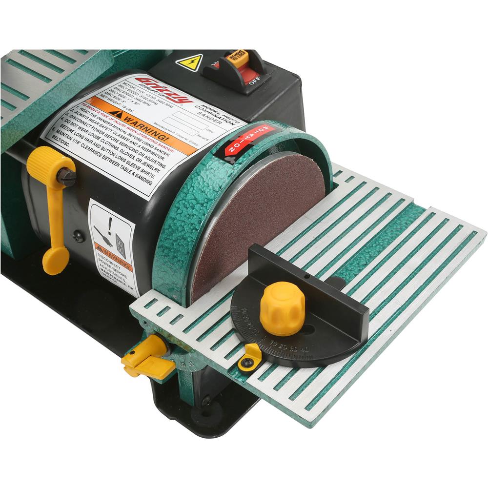 1" x 30" Belt/5" Disc Combo Sander - Grizzly Industrial