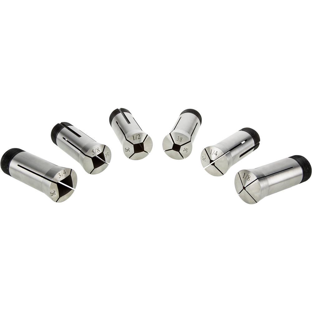 Grizzly H7504 - 5-C Collet Set-Square, 6 Pc. - Grizzly Industrial, Inc.