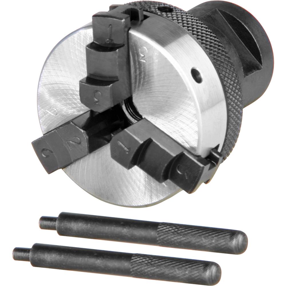 Grizzly H8030 - 2" 3-Jaw Micro Chuck - 5/8" Unthreaded - Grizzly ...