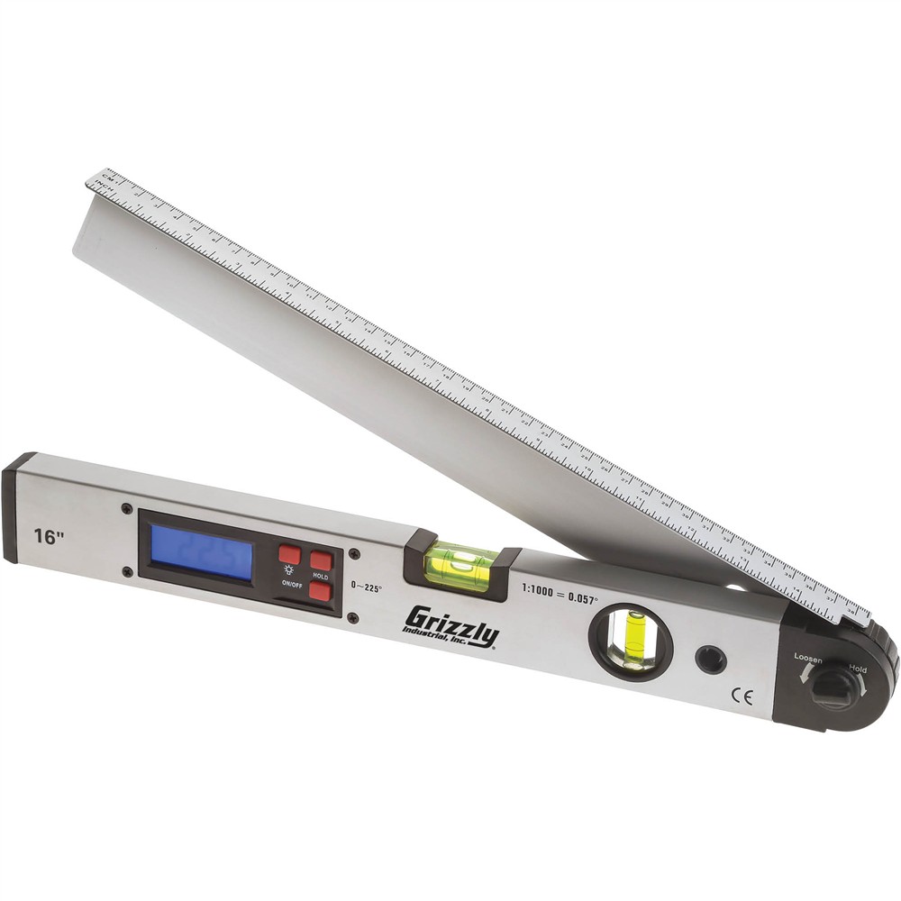 16" Digital Angle Level - Grizzly Industrial, Inc.
