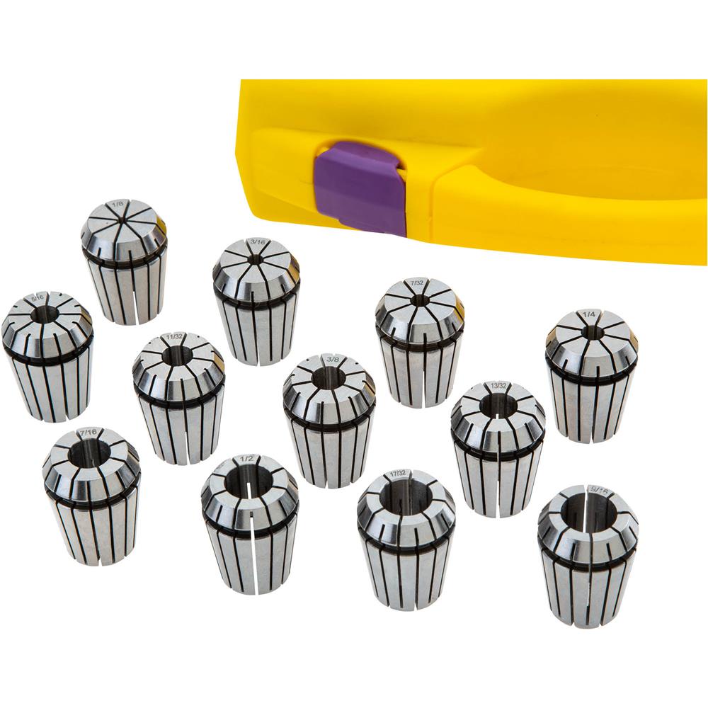 ER25 Spring Collet, 12 Pc. Set - Grizzly Industrial, Inc.