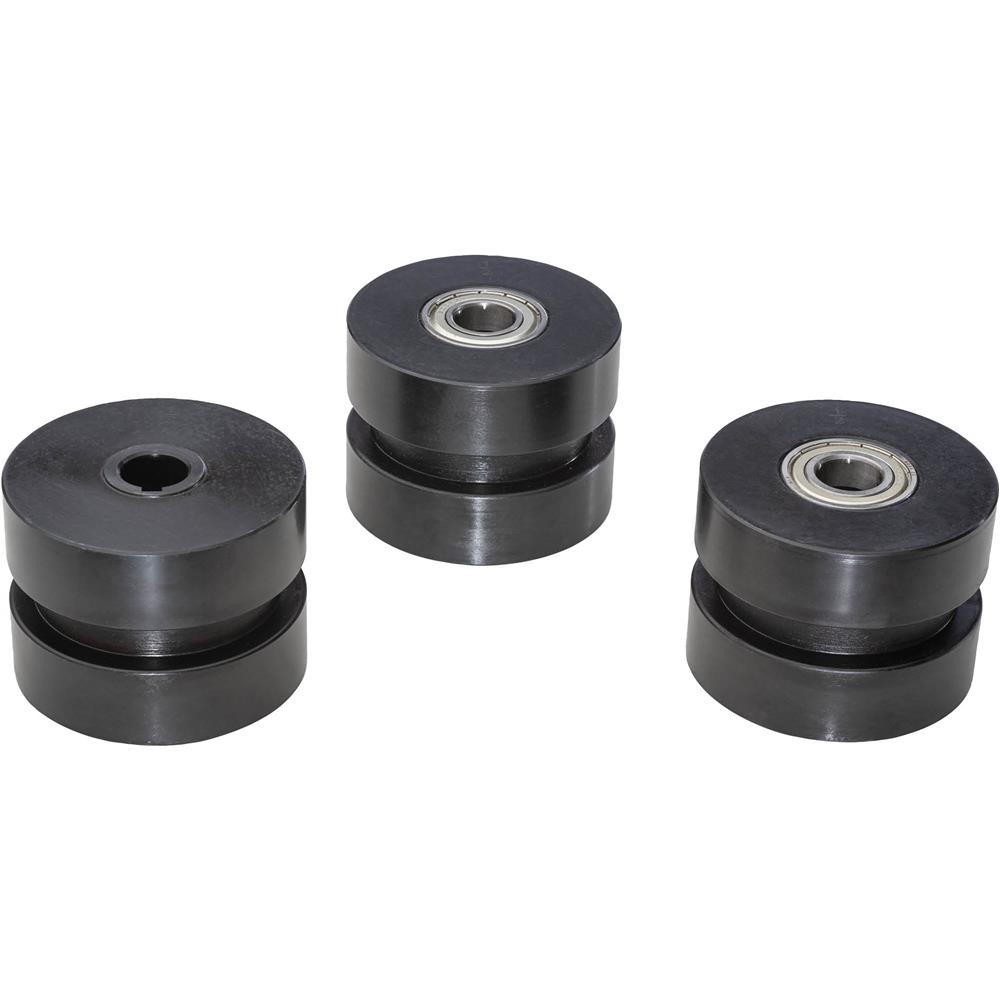 Square Tube Rollers, 1/2" - Grizzly Industrial