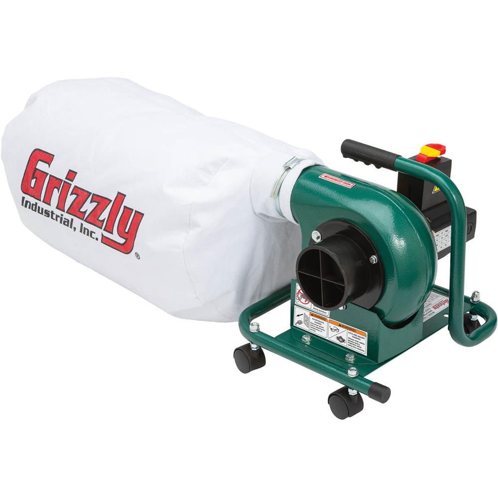 Grizzly T33587 - Mini Portable Dust Collector - Grizzly Industrial, Inc.