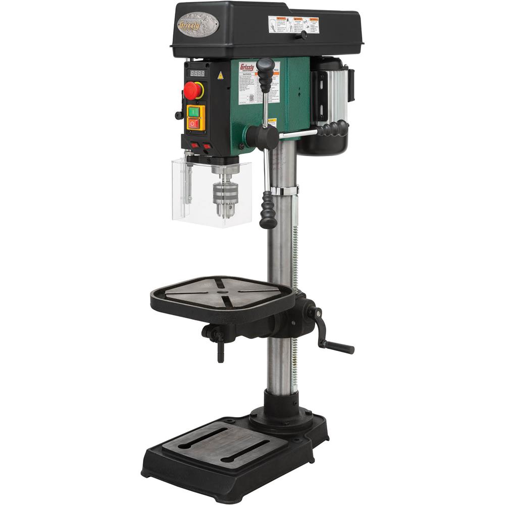 15" Benchtop Variable-Speed Drill Press - Grizzly Industrial, Inc.