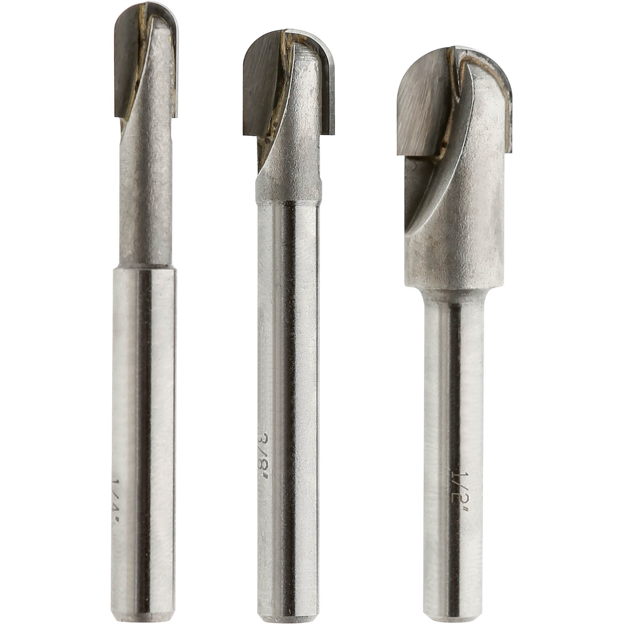 Router Bit 3 Pc. Set for Sign Making, 1/4" Shank - Grizzly Industrial, Inc.