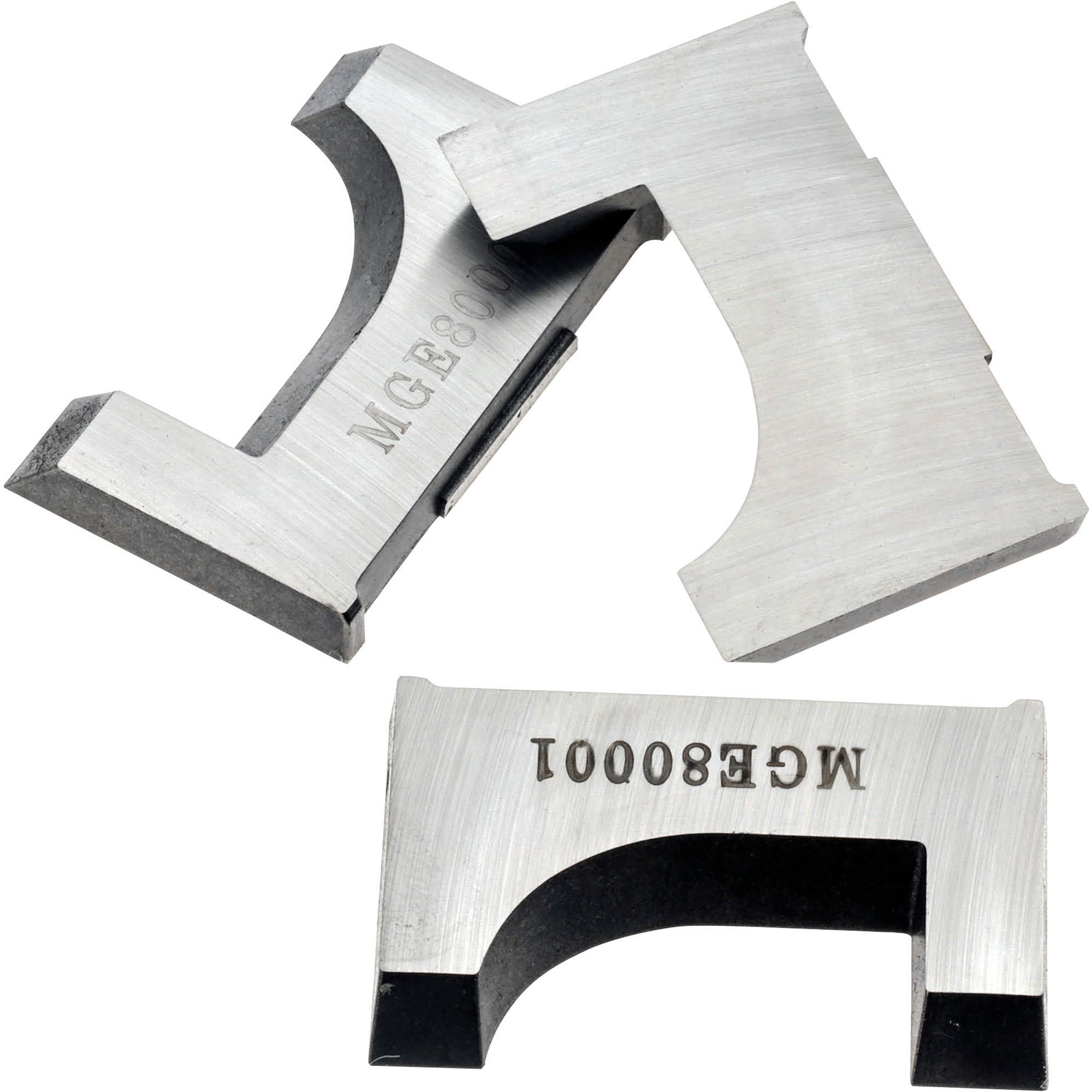 2-1/4" Shoe Moulding Knives, Set of 3 - Grizzly Industrial, Inc.