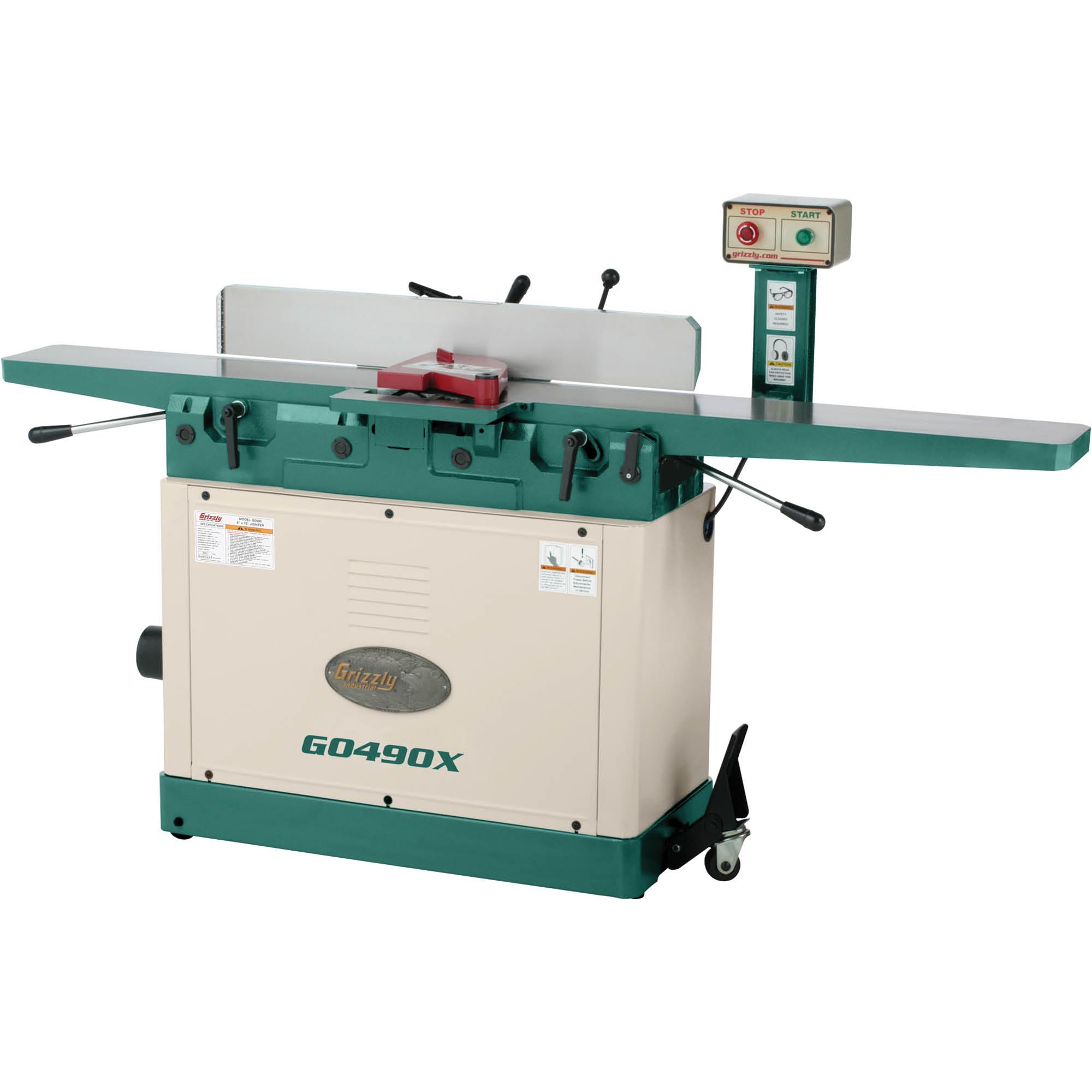 8" x 76" Jointer with Parallelogram Beds and Spiral Cutterhead ...