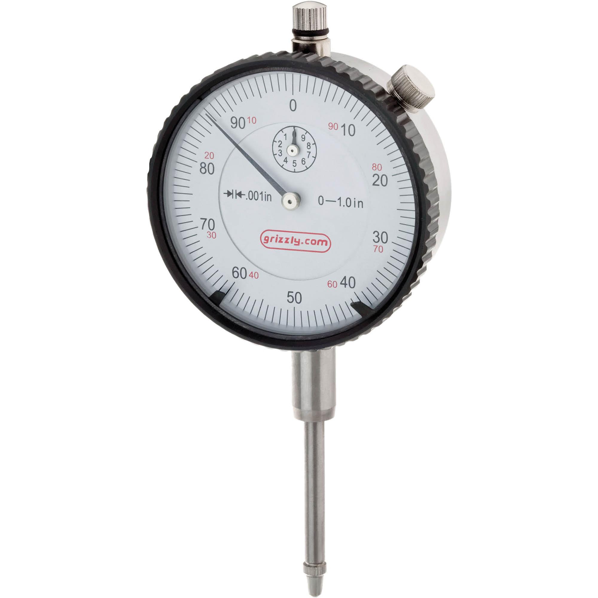 Dial Indicator 1" Range x 0.001" - Grizzly Industrial, Inc.