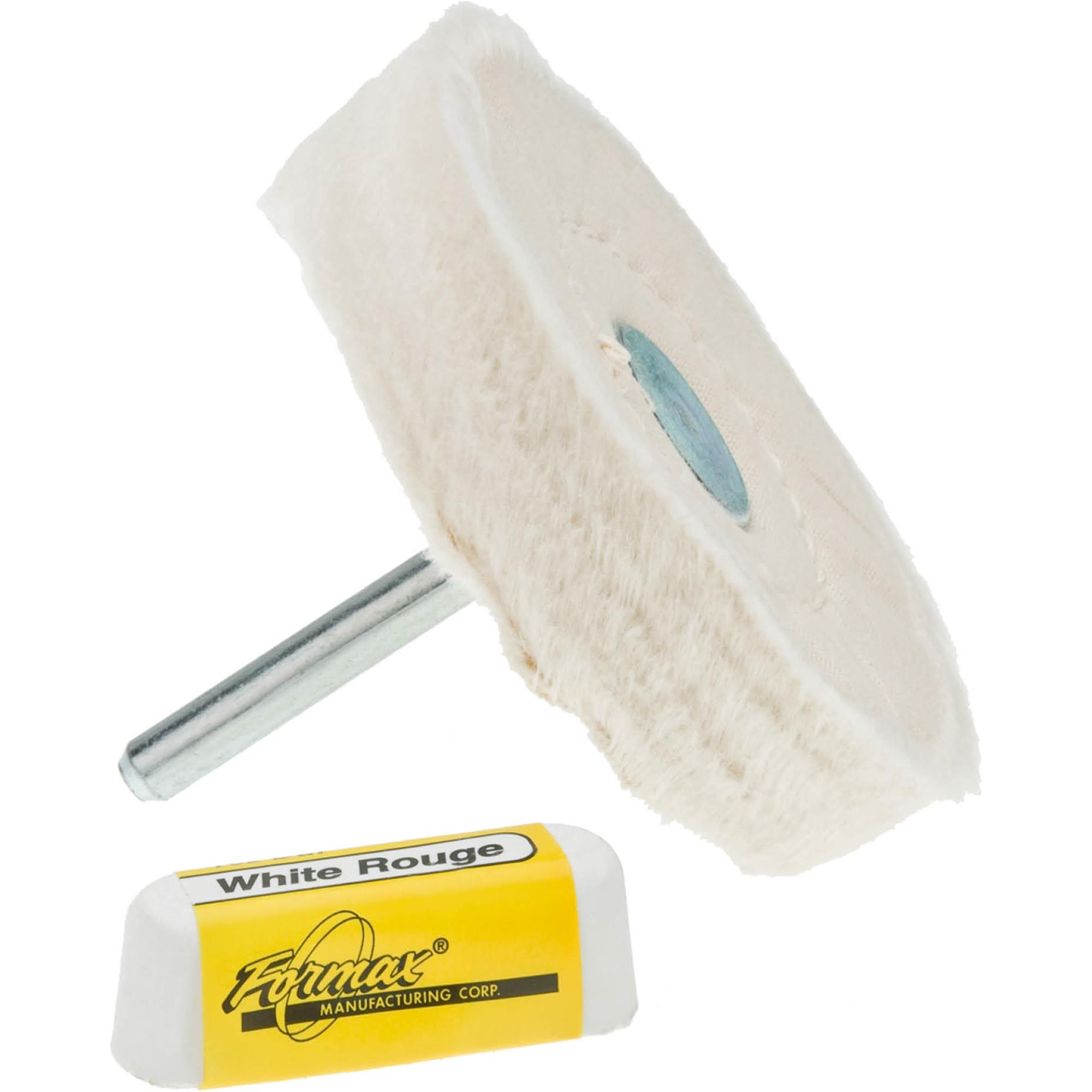 Buffing Wheel on Mandrel - Grizzly Industrial