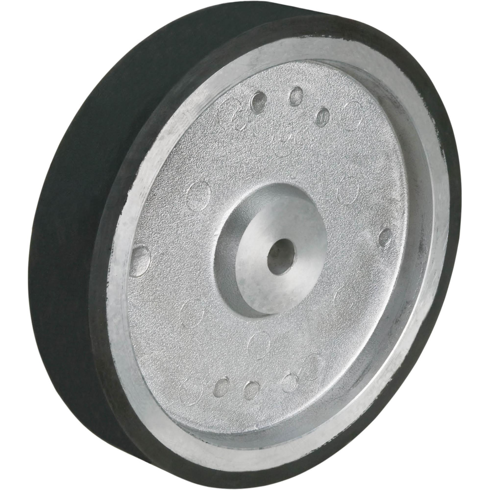 10" Aluminum /Rubber Wheel for G1015 - Grizzly Industrial
