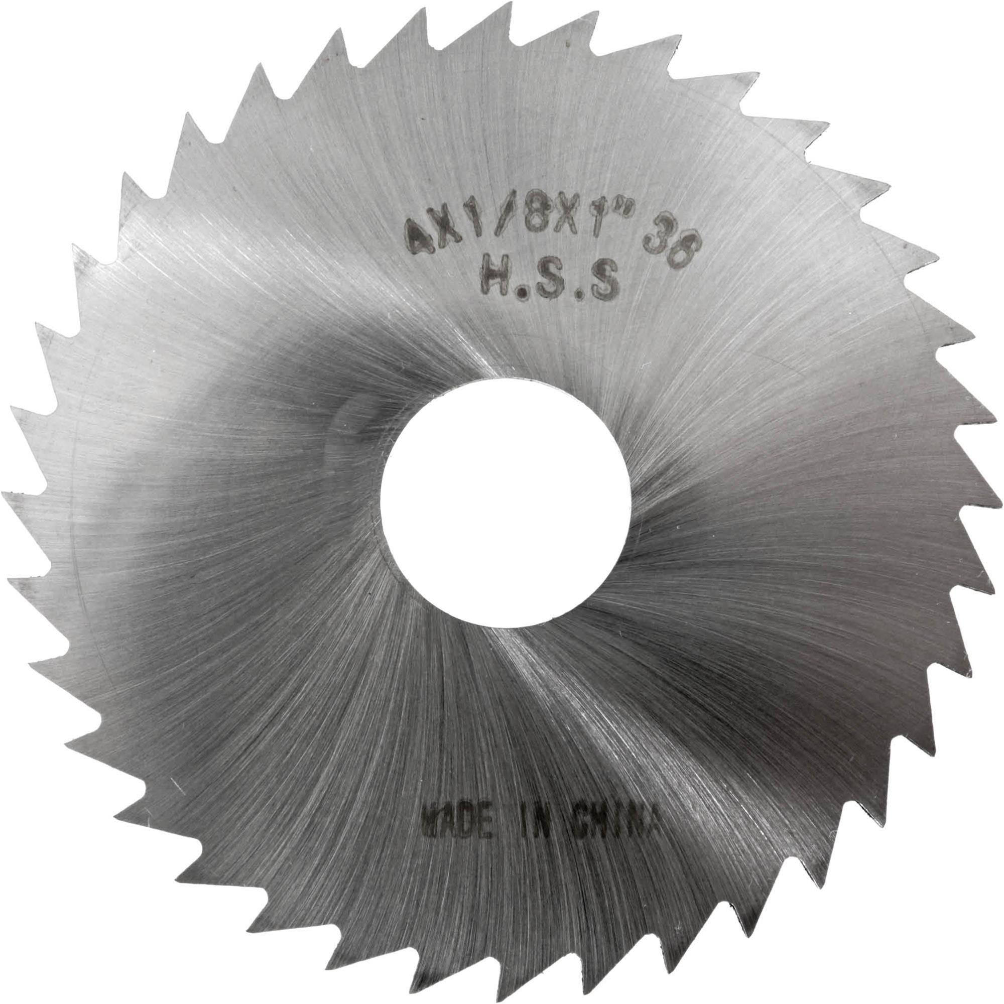 HSS Slitting Saws - 4" x 1/8" x 1" 36T - Grizzly Industrial, Inc.