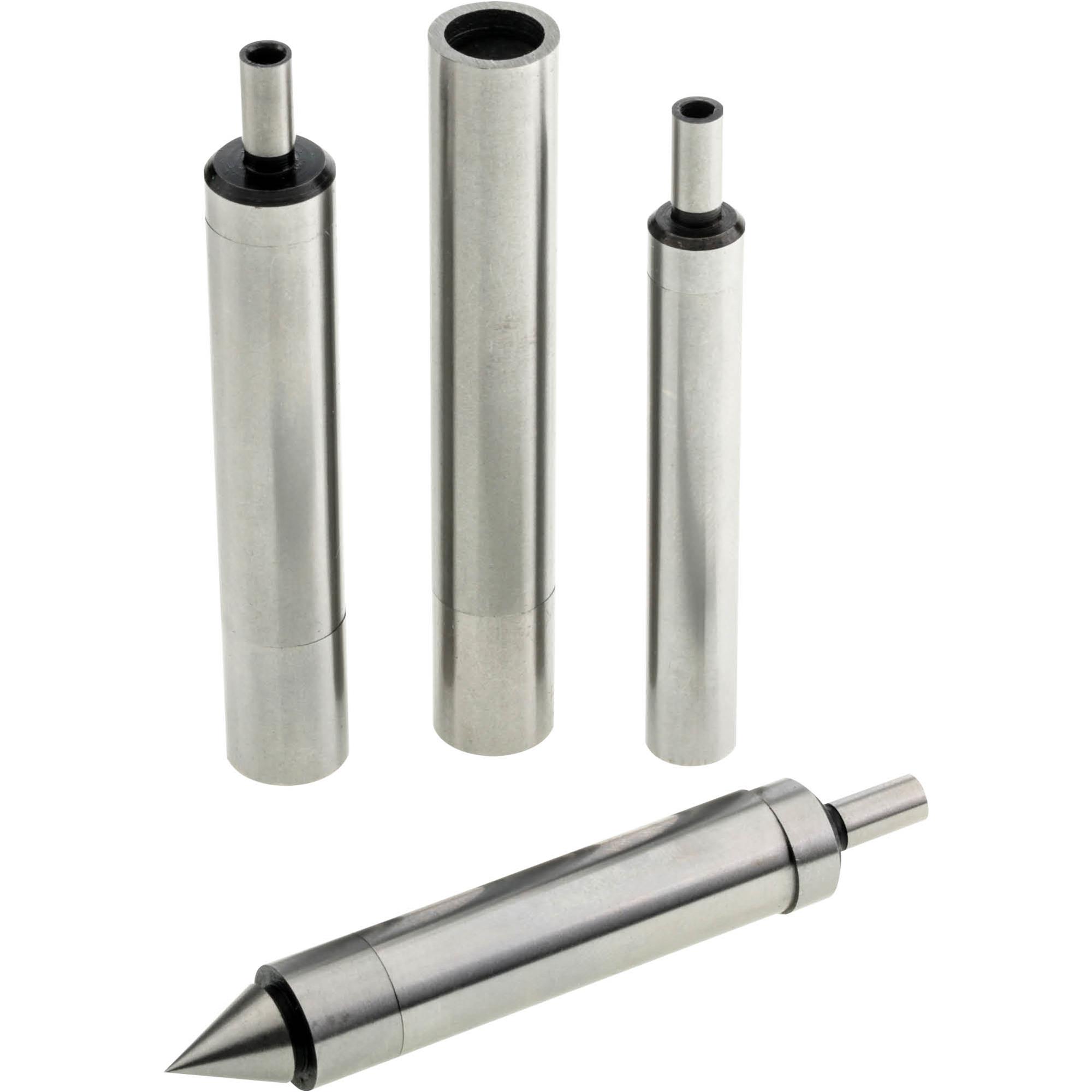 4 pc. Edge Finder Set 3 Shouldered, 1 Pointed - Grizzly Industrial, Inc.