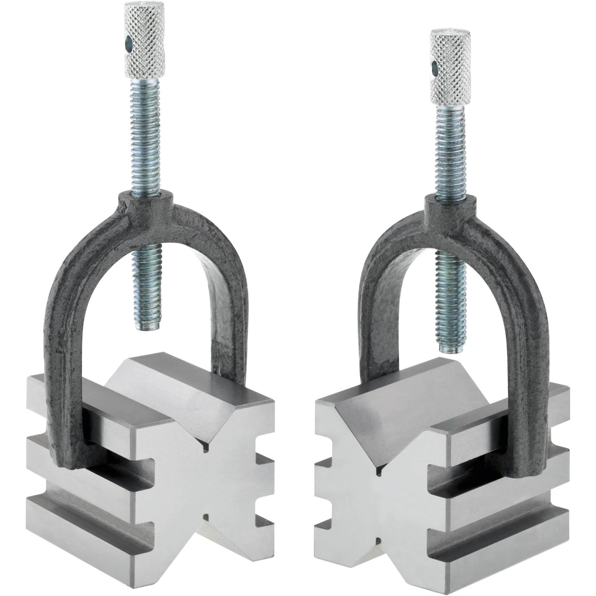 V-Block Set with Clamp-Double Slot - Grizzly Industrial, Inc.